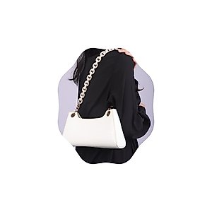 Chargances Resin Handbag Chain Strap 60cm Length Purse Chain Cross-Body Bag Chain Strap with Mental Clasp for Women Girls