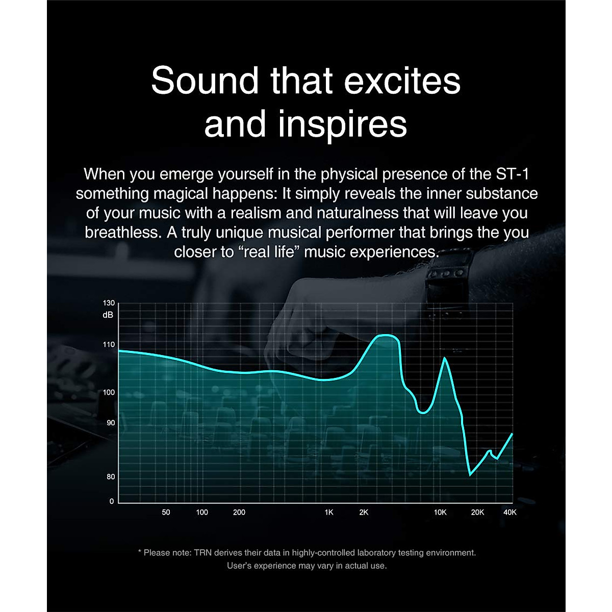 Senlee TRN ST1 in Ears Monitor 1BA 1DD Hybrid Dual Driver, in Ear Headphone Earbuds with 1 Dynamic and 1 Balanced Armature Driver TRN Headsets(No Mic, Blue)