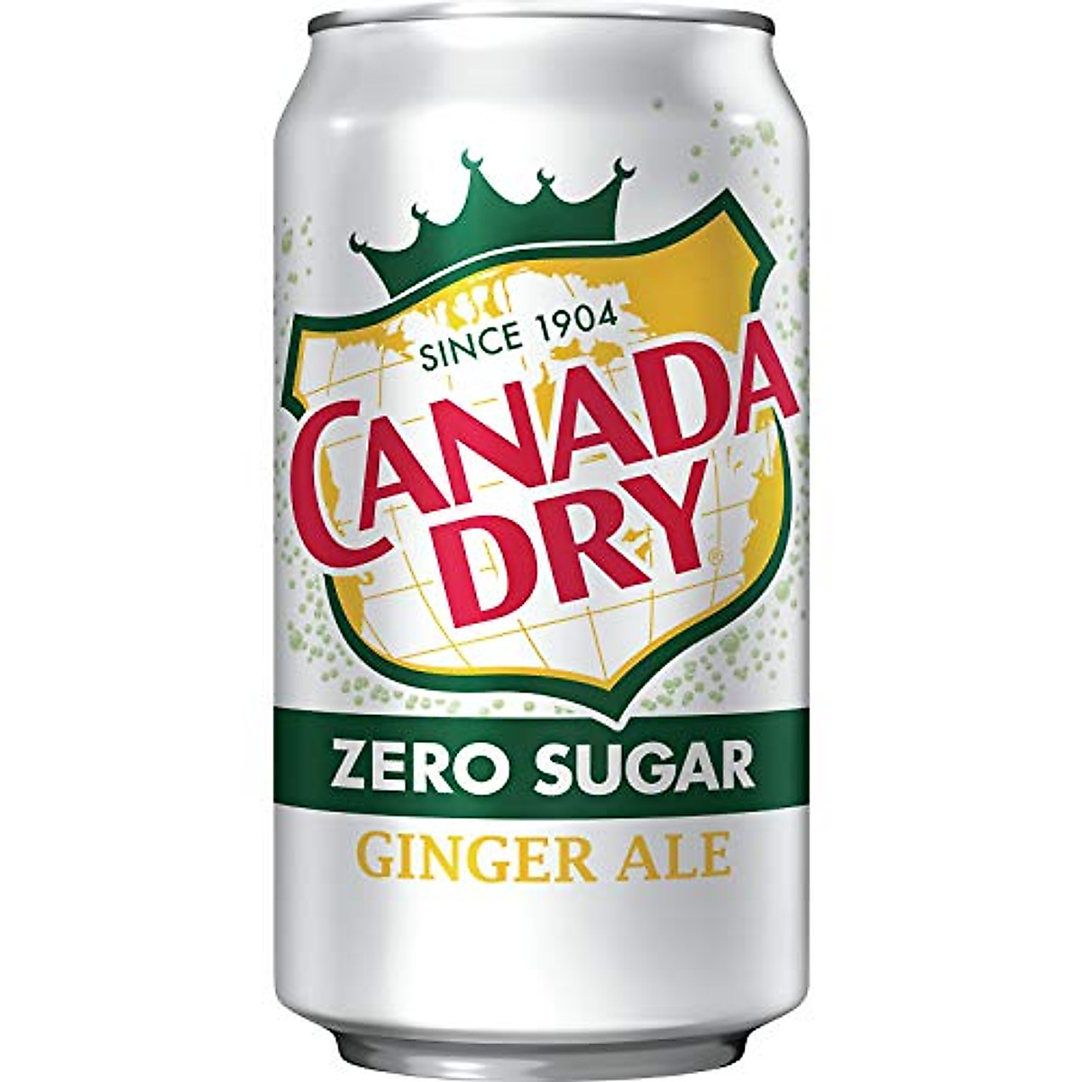 Canada Dry Zero Sugar Ginger Ale Soda, 12 fl oz cans (Pack of 12)