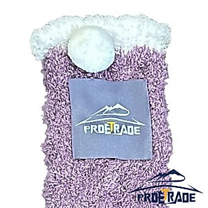 Fuzzy Socks for Women Fluffy Warm Winter Slipper Cozy Cabin Soft Fleece Thick Comfy Stocking Stuffer Sleeping Plush Fleece Bed House Socks Valentines Christmas Mothers Day Gifts for Mom Her 6 Pairs