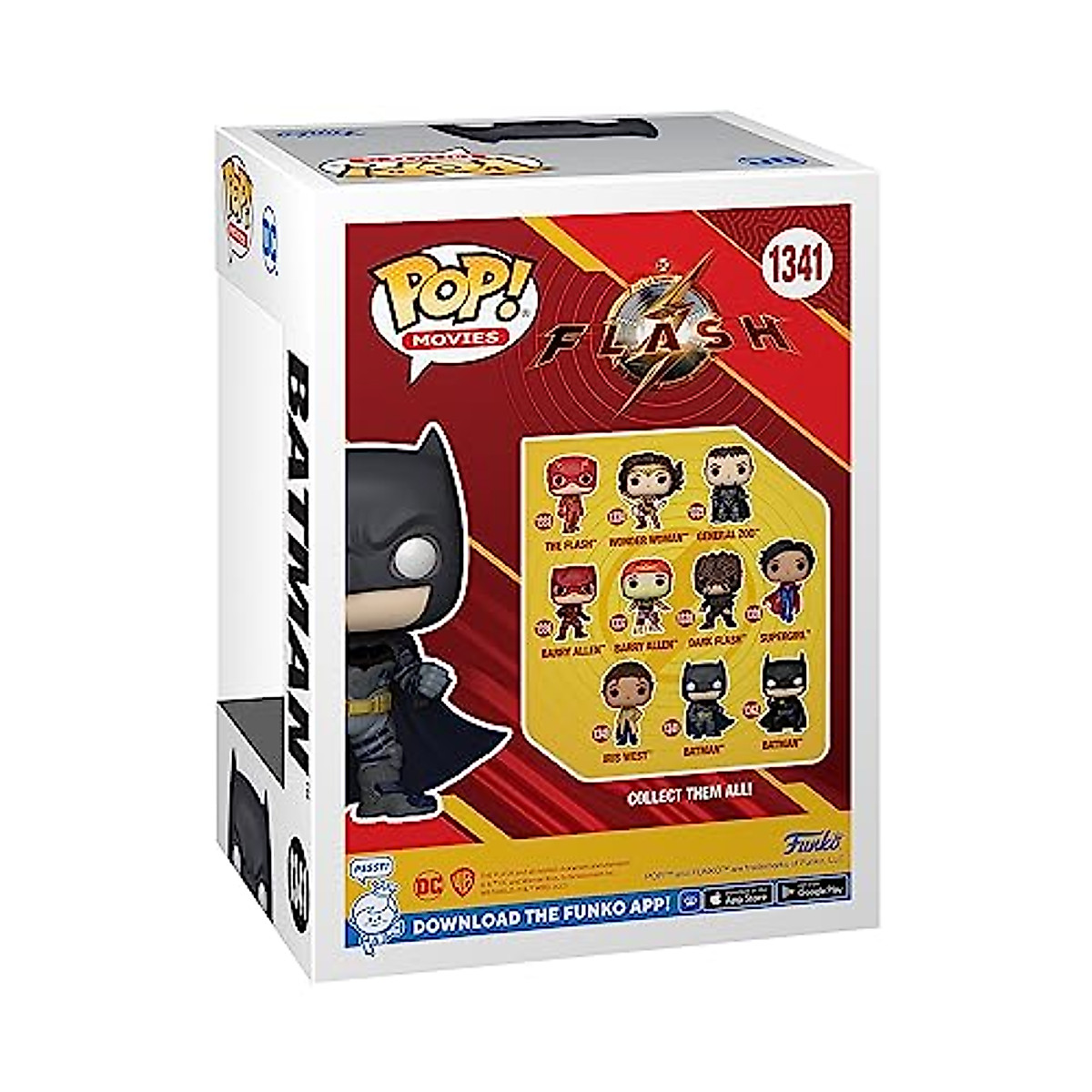 Funko POP! Movies: DC - The Flash - Batman - (Affleck) - DC Comics - Collectable Vinyl Figure - Gift Idea - Official Merchandise - for Kids & Adults - Comic Books Fans - Model Figure for Collectors