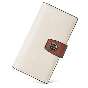 BOSTANTEN Womens Leather Wallets RFID Bundle Leather Laptop Backpack