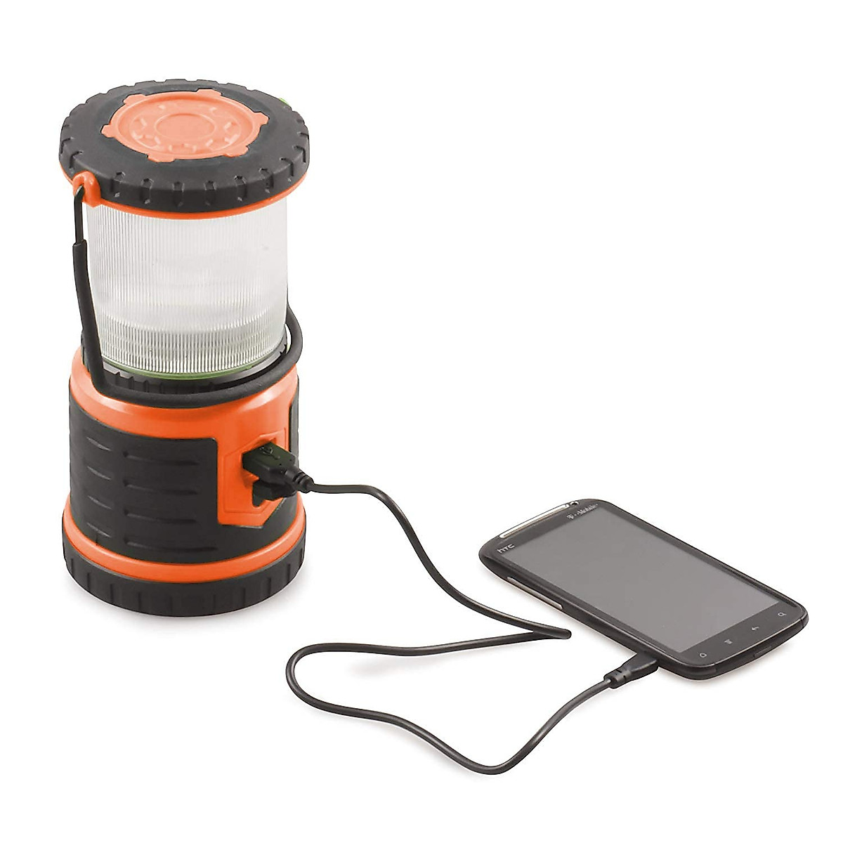 Blazin Bolt Rugged USB Rechargeable Lantern | 600 Lumen | 500 Hours of Light | Giant 12000mAh Power Bank | 6 Modes | Camping, Emergency, Power Outage, Storm, Blizzard, Hurricane Survival