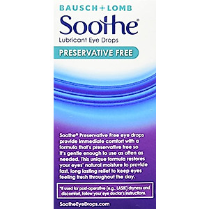 Soothe No Preservative Lubricant Eye Drops by Bausch e Lomb, 28 count