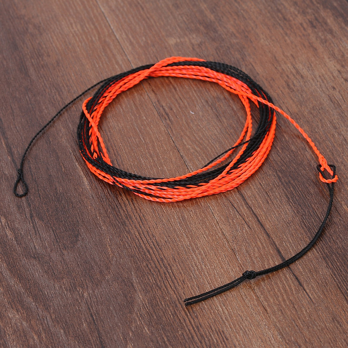 Maxcatch Tenkara Tapered Fly Fishing Line Braided Furled Line 12/13ft (Orange/Black, 13ft)