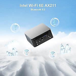 Intel NUC 12 Pro, Wall Street Canyon Mini Pc with 12th Gen Core i7-1260P (12C/16T & Up to 4.7GHz), 32GB DDR4 RAM & 1TB NVMe SSD, Support 8K, WiFi6E, BT5.3, 2 x Thunderbolt 4, Built-in Windows 11 Pro