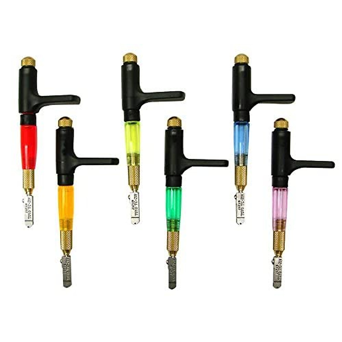 Toyo Custom-Grip Supercutter - Glass Cutter - Assorted Colors (One Pack)