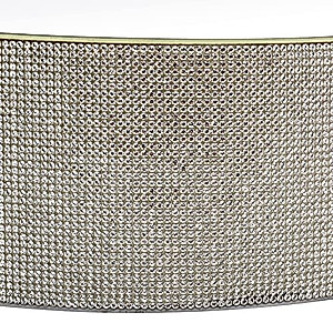 Flavorthings 16 Inches Bling Round Cake Stand Cupcake Base with Crystal Rhinestones Mirror Top, Gorgeous Cake Display Decorative Centerpiece for Wedding Parties (Silver, 16")