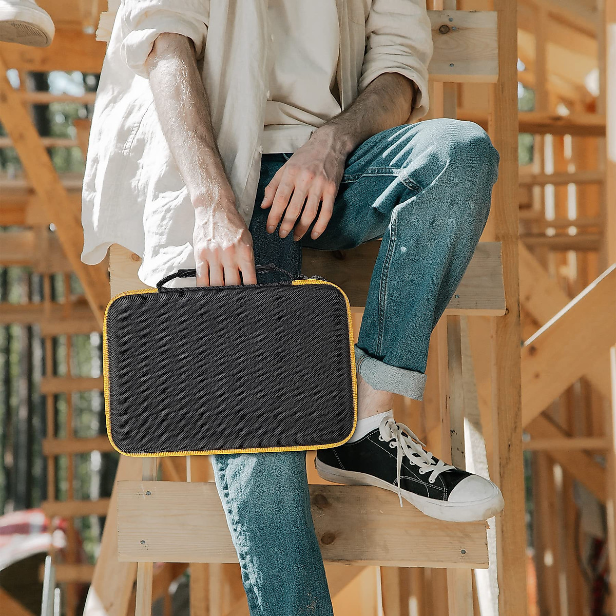 khanka Hard Storage Case Replacement for DEWALT 20V MAX* Drywall Cutting Tool (DCS551B), Case Only