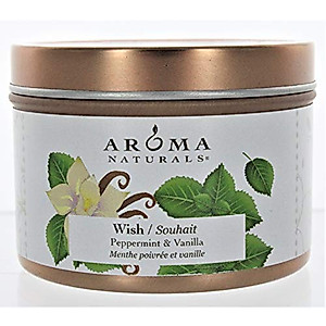 Aroma Naturals Wish Peppermint Vanilla Tin