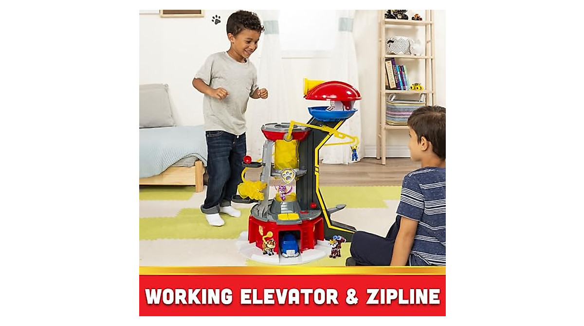 Paw Patrol Mighty Lookout Tower with 4 Exclusive Figures & Lights