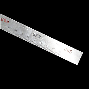 Utoolmart Right Angle Ruler, Framing Square Ruler, 250 x 500mm Stainless Steel, L Shape Ruler, Framing Ruler, Try Square Ruler Tools for Carpenter Engineer 1 Pcs