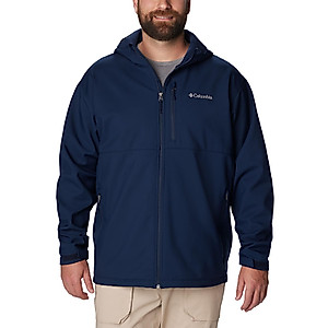 Columbia Men's Ascender Hooded Softshell Jacket, Collegiate Navy, X-Large