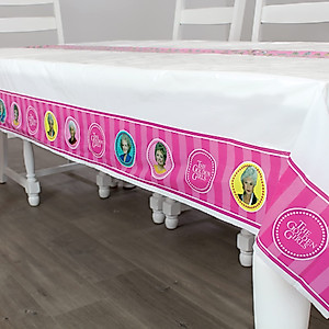 Golden Girls Party Supplies (Standard) Birthday Party Decorations with Happy Birthday Banner, 58 Piece Set - 40th birthday decorations, 50th birthday decorations for women, bridal shower decorations