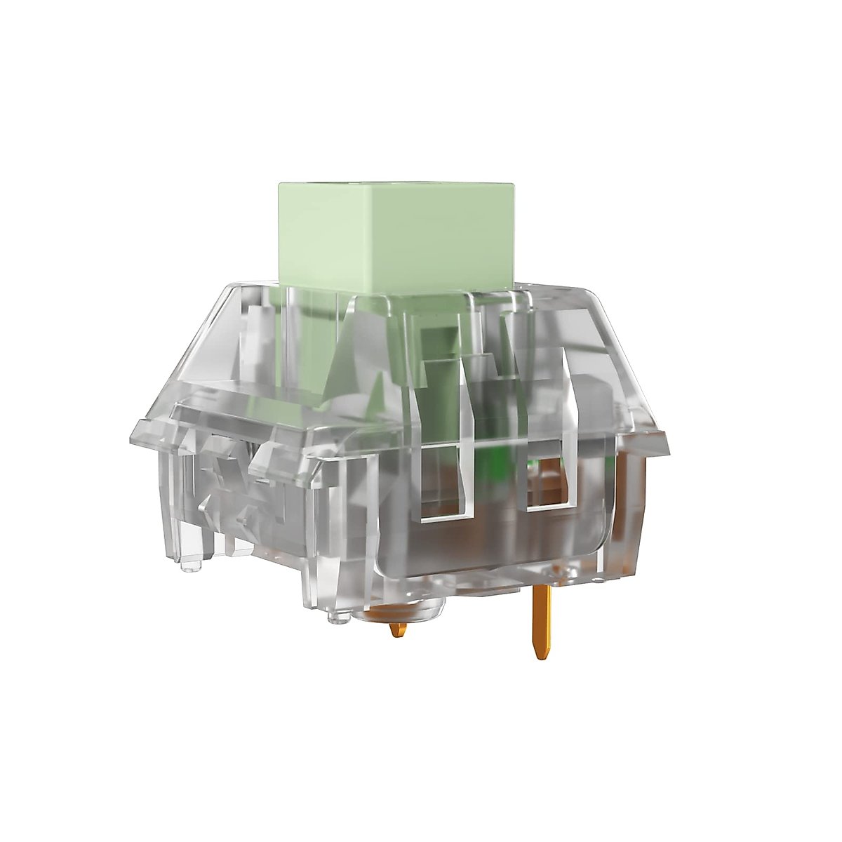 KAILH Box Jade-C Switches for Mechanical Gaming Keyboard DIY, 3pin 50gf Clicky,Compatible for 5pin RGB/SMD hot swappable. (Jade-C 110PCS)