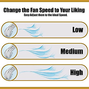 Portable Neck Fan - Bladeless - Rechargeable - Wearable - Expandable to Fit All Neck Sizes - Quiet Fan - Stylish Professional 2022 Grade - Up to 9 Hours of Battery Life - 3 Different Fan Speeds  