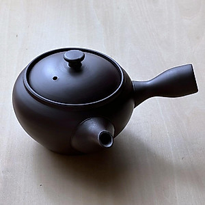 Hase potting E408 Purple mud Yokkaichi Banko teapot (Japan Import)