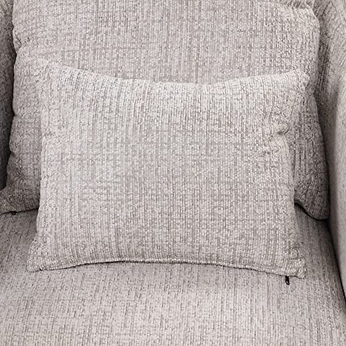 Goohome Mid Century Modern Accent Chair Single Sofa Comfy Upholstered Armchair Living Room Furniture, ReadingChair with Lumbar Pillow and Metal Legs for Bedroom, Lounge