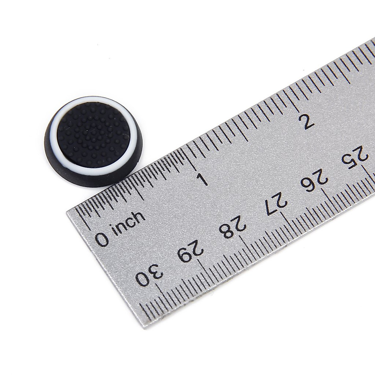 Dovewill Joystick Dust Dirt Protection Replacement Accessory Silicone Cap Button Covers For Sony PlayStation 4 PS4 PS3 PS2 Controller Pack of 2 Black+White