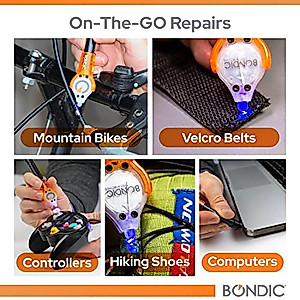 Bondic GO UV Glue Kit with Light, Super Glue, Liquid Plastic Welding Kit, (3ml) Adhesive Epoxy UV Glue, Bonds & Cures Instantly, Non-Toxic UV Resin Glue, Heat-Resistant & Waterproof, 2PK