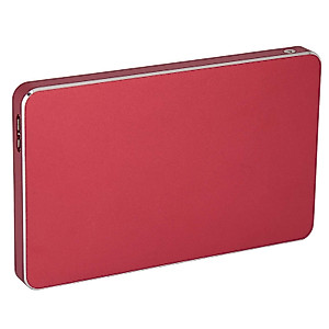 Portable Mobile SSD, USB 3.0 External Solid State Drive, No Noise Fast Hard Drive, Red Solid State Hard Disk for 98SE/ME/2000/XP/Vista/WIN7/WIN8(250GB)