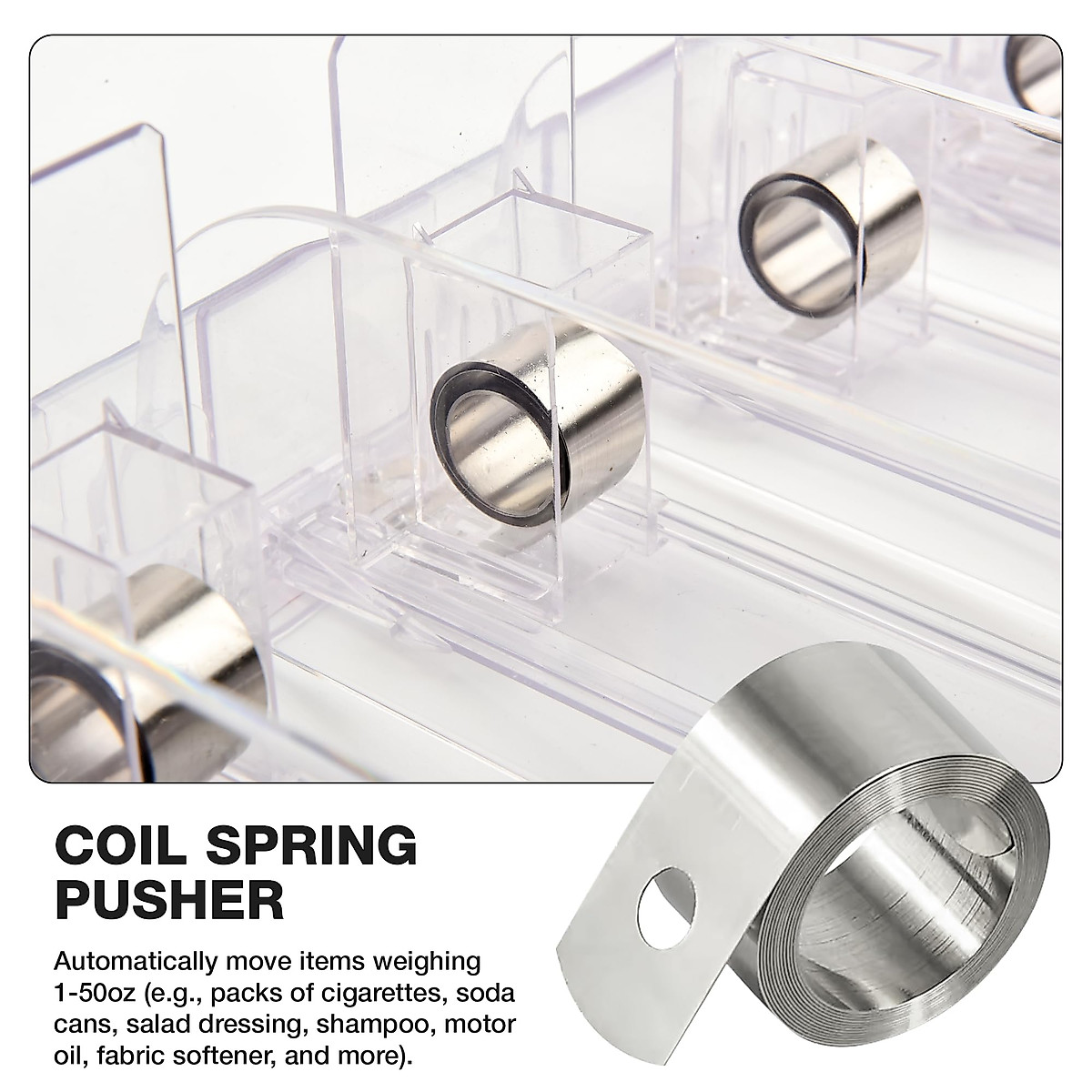 NEXTLEVEL FIT Pack of 3 Dividers for Shelf Pushers - Hardware Accessories for Smoke Shop, Convenience Store - Drink, Box & Cigarette Display Dispenser Organizer - for Gondola Shelves 15" & Above