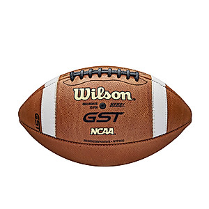 WILSON Sporting Goods GST Game Football - Official Size, (WTF1003B)