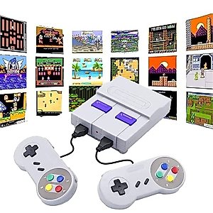 Classic Edition Console，Super Retro Game Console Classic Mini HDMI System with Built in 821 Old School Video Games, Plug and Play，SN-02 Super Classic Mini HD-OUT TV Game Console (Consoles-Green-HD)