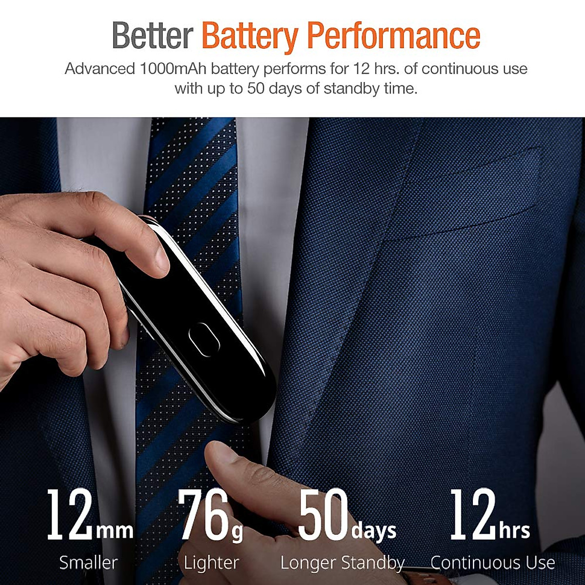 CheetahTALK Plus CM Portable AI Real-time Language Translator (Support 73 Languages) Two Way Voice Interpreter Smart Translation Compatible with ISO/Android Device- Black