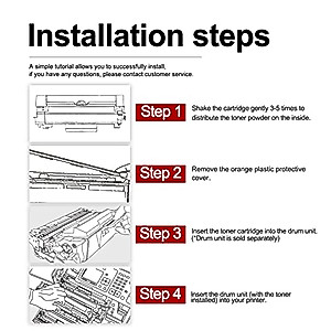 3-Pack (2Toner+1Drum) TN760 DR730 Compatible TN-760 Toner Cartridge and DR-730 Drum Unit Replacement for Brother DCP-L2550DW MFC-L2710DW L2750DWXL HL-L2350DW L2390DW L2395DW Printer Sold by Feromyink