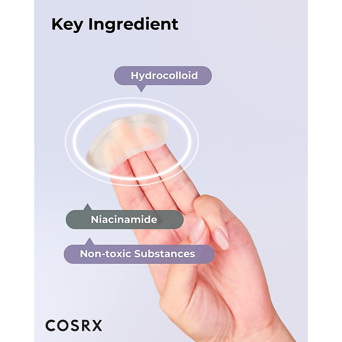 COSRX Master Patch Intensive | Oval-Shaped Hydrocolloid Pimple Patch with Tea Tree Oil & Salicylic Acid | Quick & Easy Blemish, Zit, Spot Treatment (10 Patches (X-Large), 10, Count)