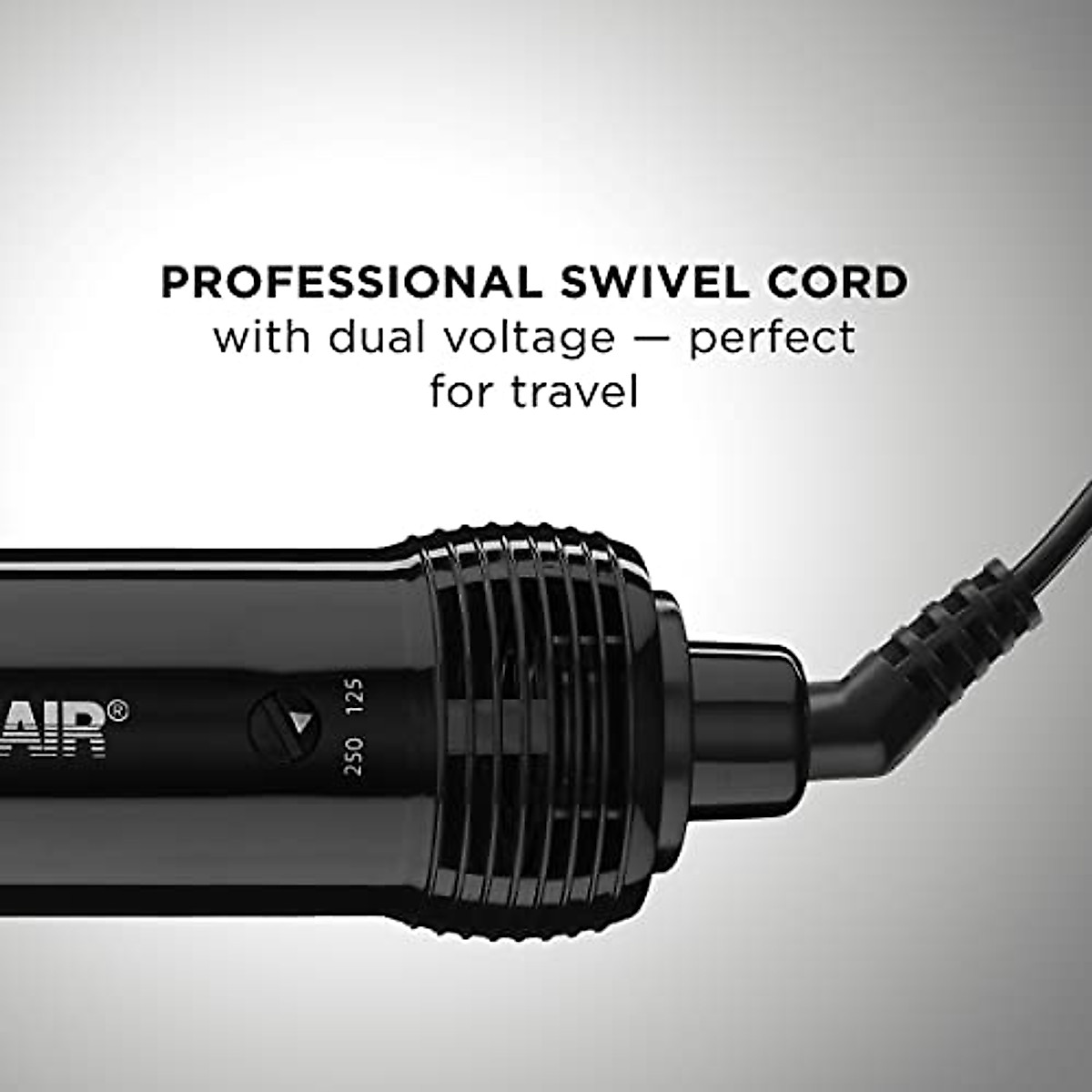 Conair 2-in-1 Hot Air Curling Combo, Includes 1.5-inch Curl Brush and 1-inch Aluminum Bristle Brush