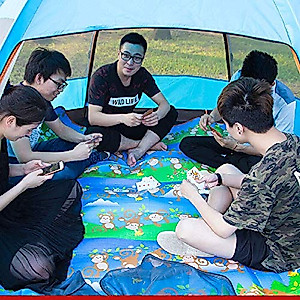 AyfeS Tent for Camping Automatic Pop Up Camping Tent 8 Person Family Tents,Big,Easy Up, Large Mesh Door,Waterproof, Sunscreen Large Space for Picnic Outdoors