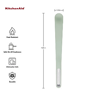 KitchenAid KL036OHPIA Classic Blender Spatula, 12-3/4 inches, Pistachio