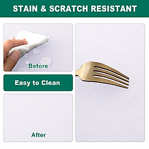 Biscaynebay Textured Fabric Tablecloths Round 70" for Tables' Diameters from 30" to 48", White Water Resistant Tablecloths for Dining, Kitchen, Wedding and Parties etc. Machine Washable