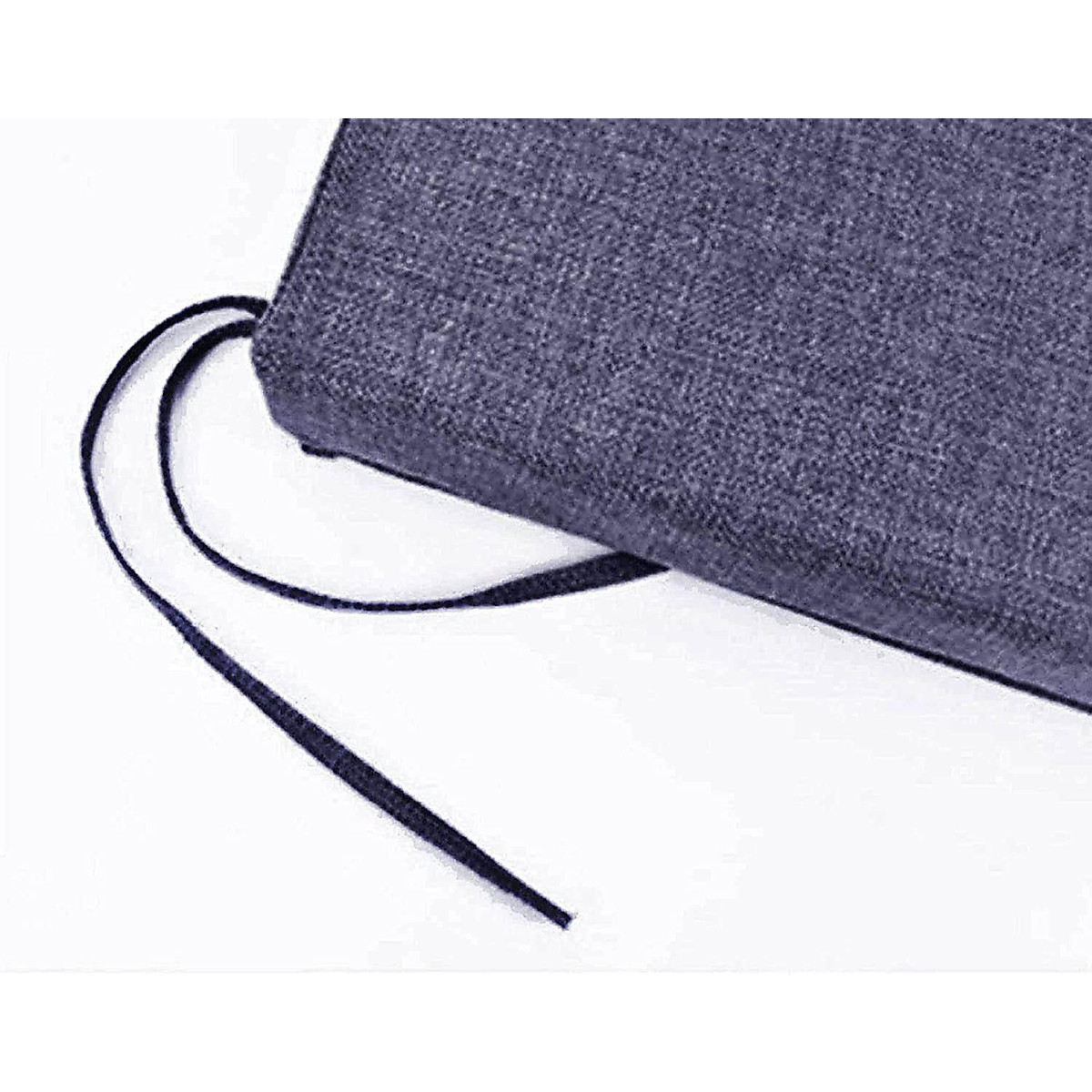 Bench Cushions,High Density Foam Cushion Seat Pad Outdoor Patio Furniture Bench Cushion with Zipper Long 2in Thick Washable Swing Chair Seat Pad Non-Slip,40x16in,Blue-6