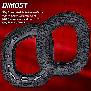 DIMOST HS80 Ear Pads Compatible with HS80 Headset I Thicker Enhanced Memory Foam - More Breathable Mesh