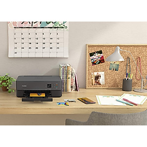 Canon TS5320 All in One Wireless Printer, Scanner, Copier with AirPrint, Black, Amazon Dash Replenishment Ready