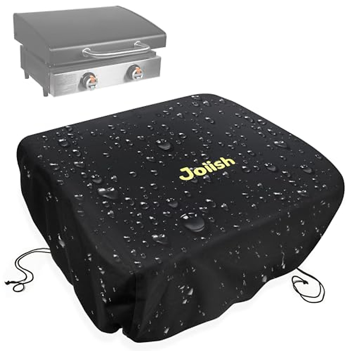 Joiish 22 inch Griddle Cover for Blackstone Griddle with Hood, 600 D Waterproof Tabletop Grill Cover with Oil-Proof Coating, Outdoor BBQ Machine Protector