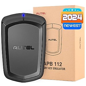 Autel APB112 Smart Key Simulator for Autel IMMO Key FOB Programming Tools, MaxiIM IM508, IM608, IM608 PRO, IM100, IM600 and OTOFIX IMMO Tools Black