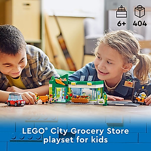 LEGO My City Grocery Store 60347 Building Toy Set for Girls, Boys, and Kids Ages 6+ (404 Pieces)
