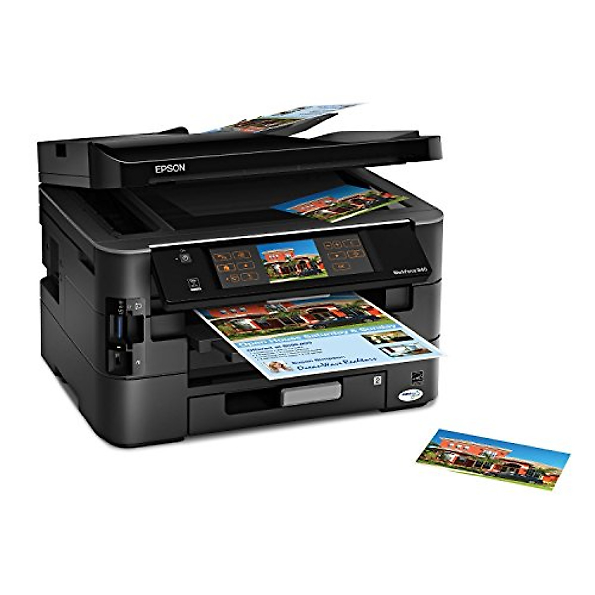 Epson WorkForce Pro WP-4530 Wireless All-in-One Color Inkjet Printer, Copier, Scanner, Fax, iOS/Tablet/Smartphone/AirPrint Compatible (C11CB33201)