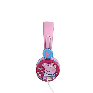 Peppa Pig Over The Ear Headphones HP1-01057 | Soft and Cushioned Ear Pieces to Fit Any Size, Adjustable Headband Headphones, Great Sound, Volume Limiting Technology, Model Number: HP1-01708