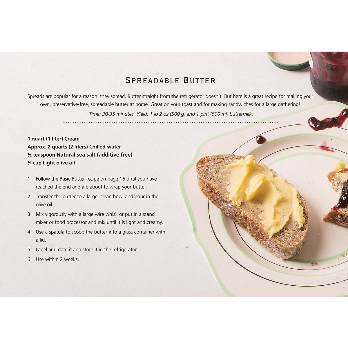 Wooden Butter Paddles and Butter Making Recipe Book Gift Bundle