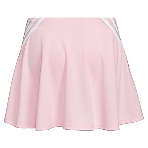 adidas Girls' Big Sport Skort, Clear Pink, S (7/8)