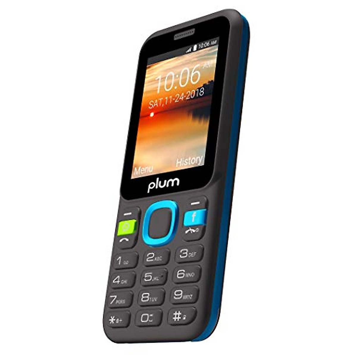 Plum 3G GSM Unlocked Cell Phone with Whatsapp Facebook Dedicated Keys ATT TMobile