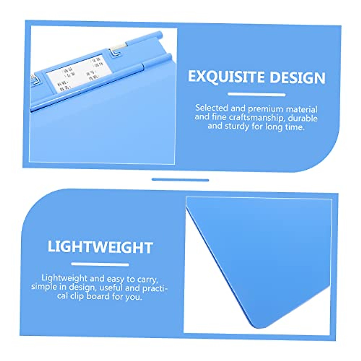 STOBOK Case Folder Nursing Clip Board Paper Folder Digital Writing Pad File Folder A4 Paper Clip Nurse Clipboard Paper Clipboard Exam Paper Base Recording Board Abs Office Number Notebook