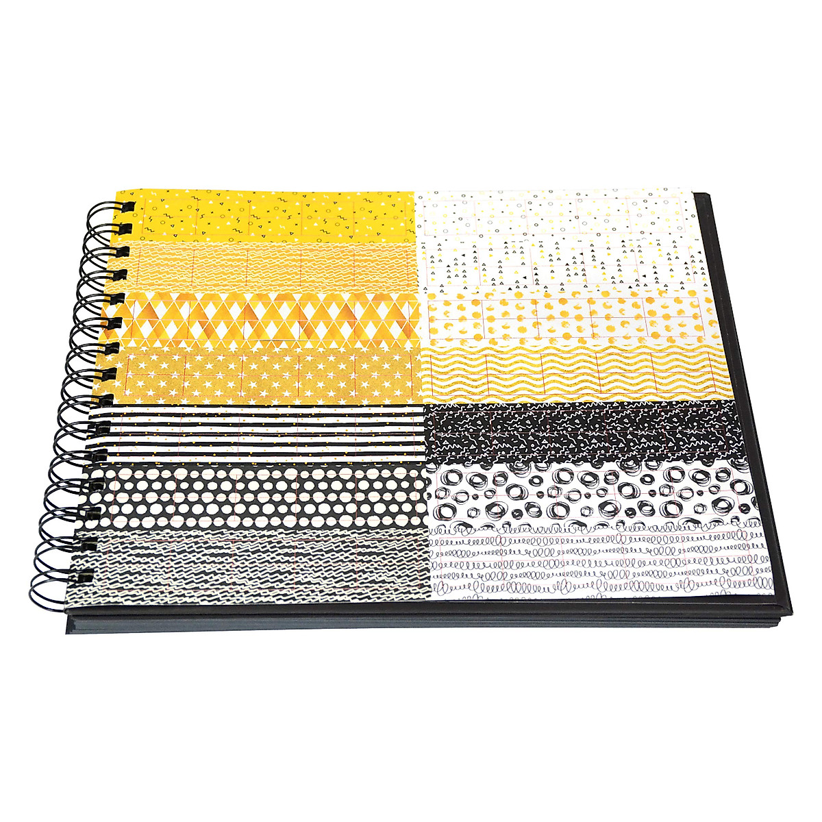 Wedding Guest Book for Polaroid Pictures 80 Black Blank Pages (40 Sheets) Photo Guestbook 8x10 inch Spiral Hardcover Book –Sign in Album Bridal Shower Baby Shower Funeral Christmas Airbnb