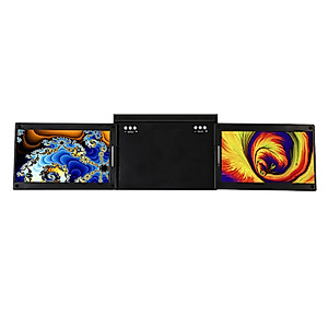 13.3 Inch Dual Extender Screen, 1920x1080 HD IPS Full View Dual Screen Display Dual Laptop Monitor Screen Laptop Screen Extender (X50 US Plug)