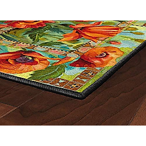 Brumlow Mills Garden Path Front Door Floral Area Rug, 1 ft 8 in x 2 ft 10 in, Rectangle